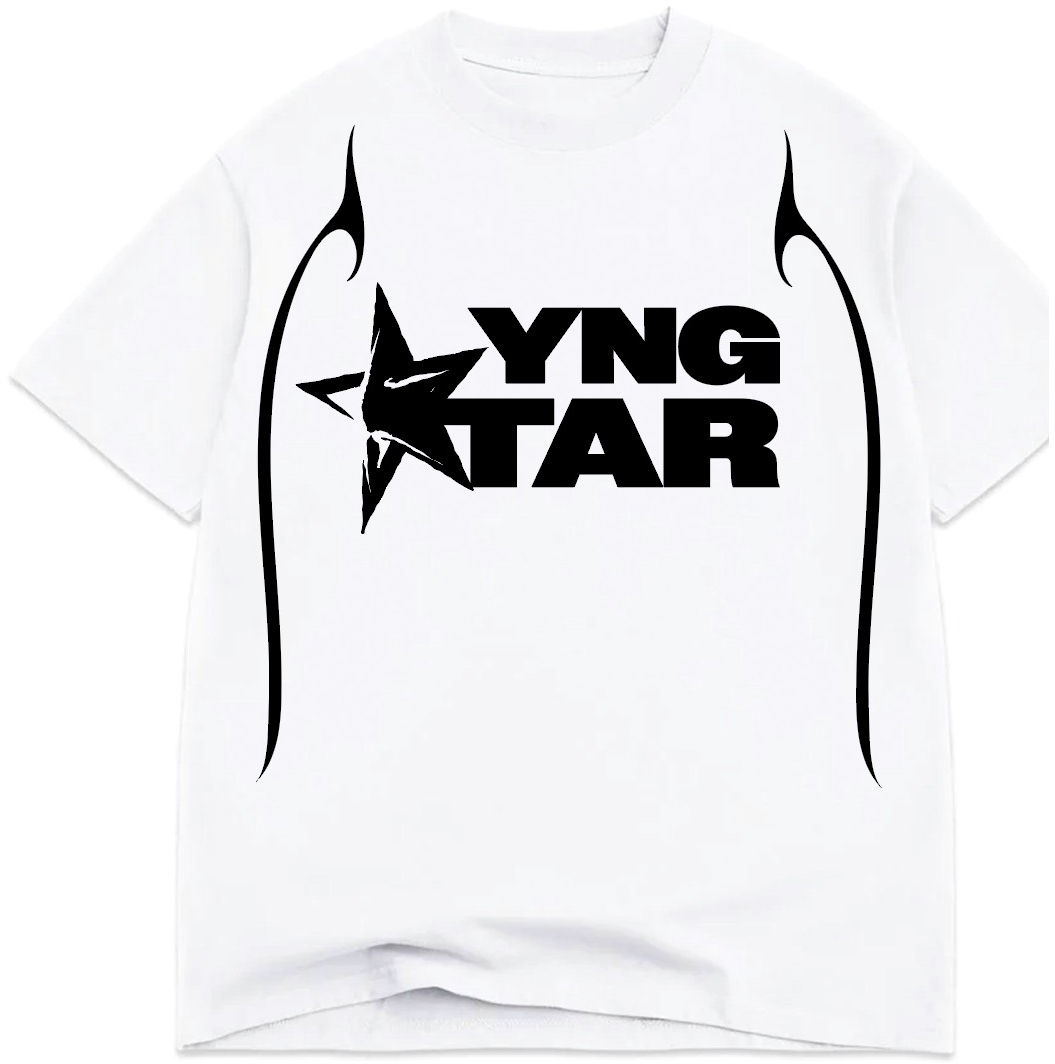 YNG Star White Tee – YNG STAR